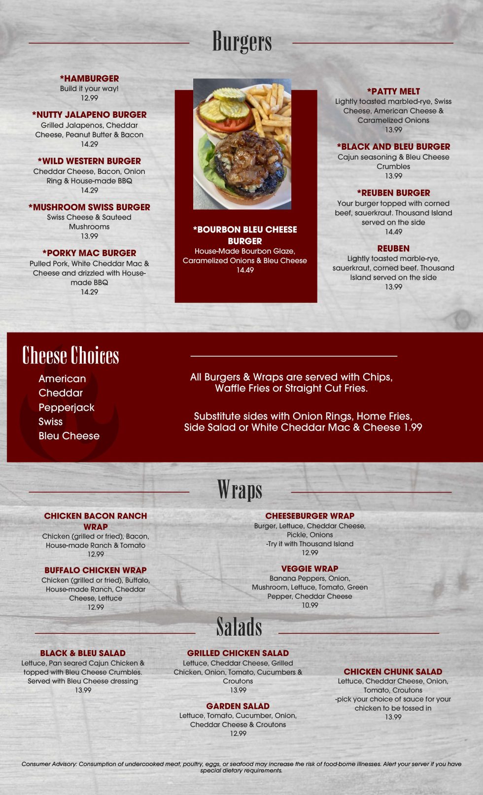 Menu Card - Doc's Rib Cage